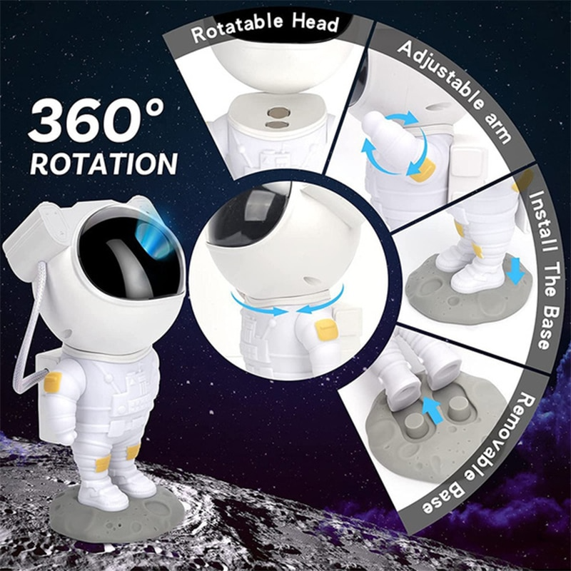 Astronaut Projector (Rechargeable) – WonderCrate